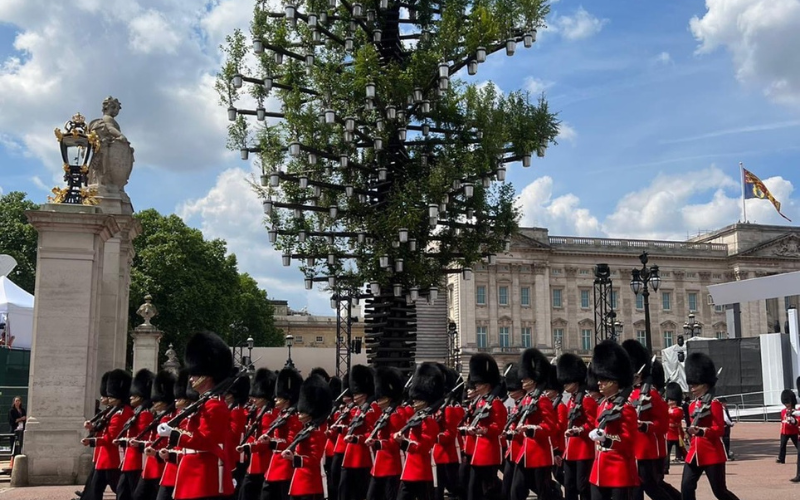 QGC 'Tree of Trees' sculpture stood tall at Platinum Jubilee weekend ...