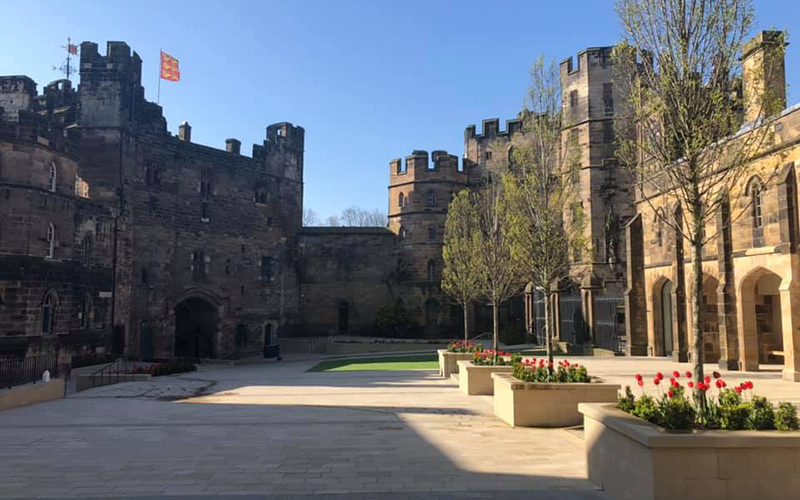 BALI members help beautify medieval castle grounds - British ...