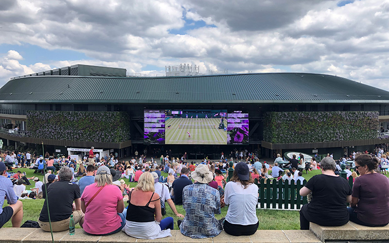 New Living Walls at Wimbledon’s No.1 Court - British Association of ...