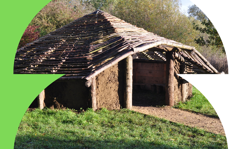 Sedum Roof On Iron Age Roundhouse - British Association of Landscape ...
